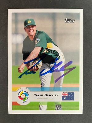 2009 Topps (World Classic) SIGNED: Travis Blackley, Australia #12 | eBay