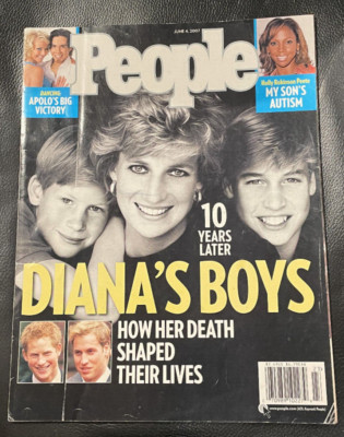 People Magazine Diana's Boys 10 Years Later June 4, 2007 | eBay