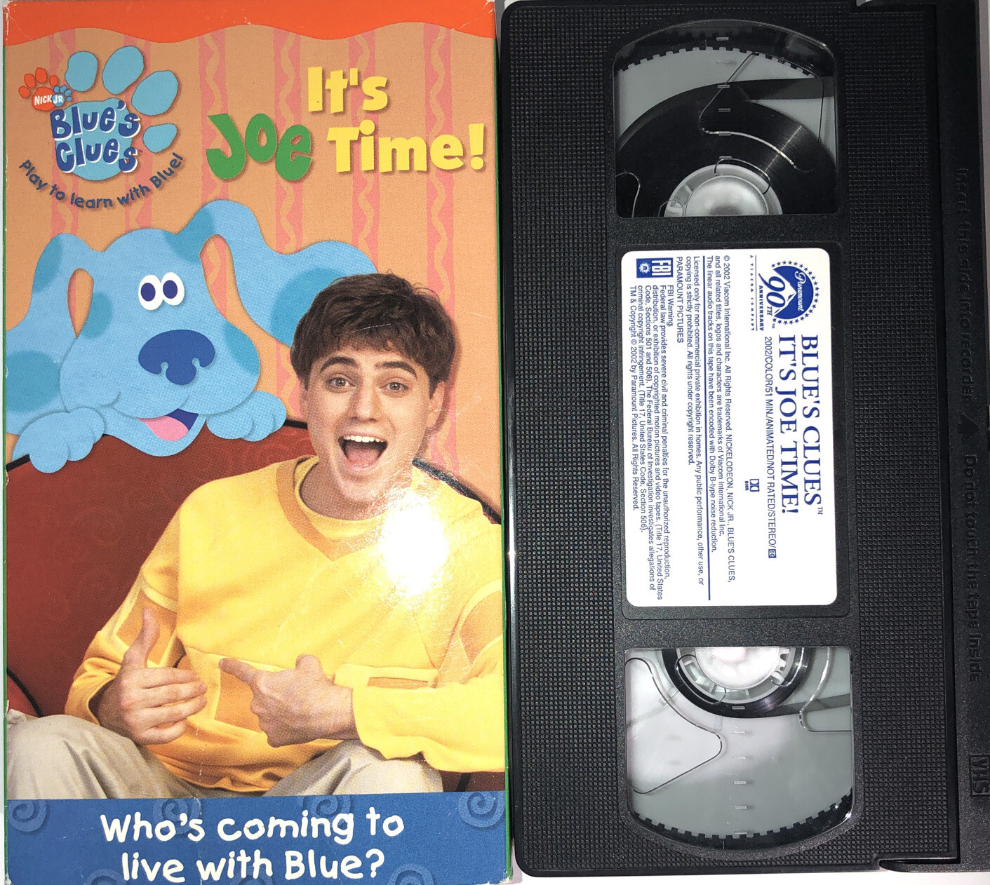 Blues Clues-Its Joe Time(VHS 2002)*Very Rare*Hard to Find*VINTAGE-SHIPS ...
