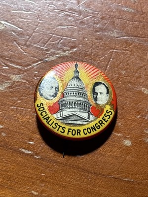 1918 SOCIALISTS CONGRESS WISCONSIN VICTOR BERGER PINBACK BUTTON 7/8" | eBay