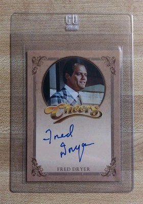 Rittenhouse CHEERS - Fred Dryer As Dave Richards Bordered Autograph ...
