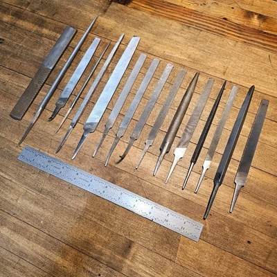 MACHINIST Tools Metal Files SET ☆ SIMONDS/NICHOLSON Rasps ☆SHARP ...