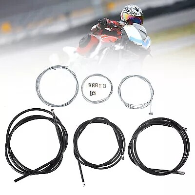 15Pcs Motorcycle Cable Kit Clutch Brake Throttle Line Install Parts ...