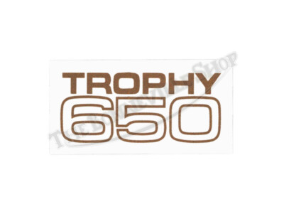 Triumph TR6 'Trophy 650' Fuel Tank Peel and Stick Decal (1) PN# TBS ...