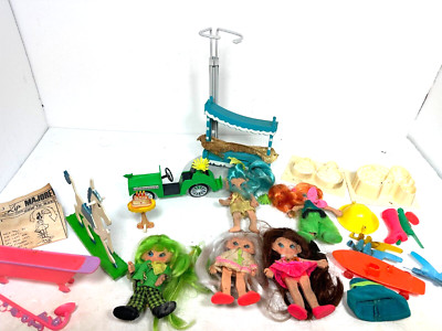 Vintage 1969 Ideal Flatsy Doll Parts Lot Car Shower Bed | eBay