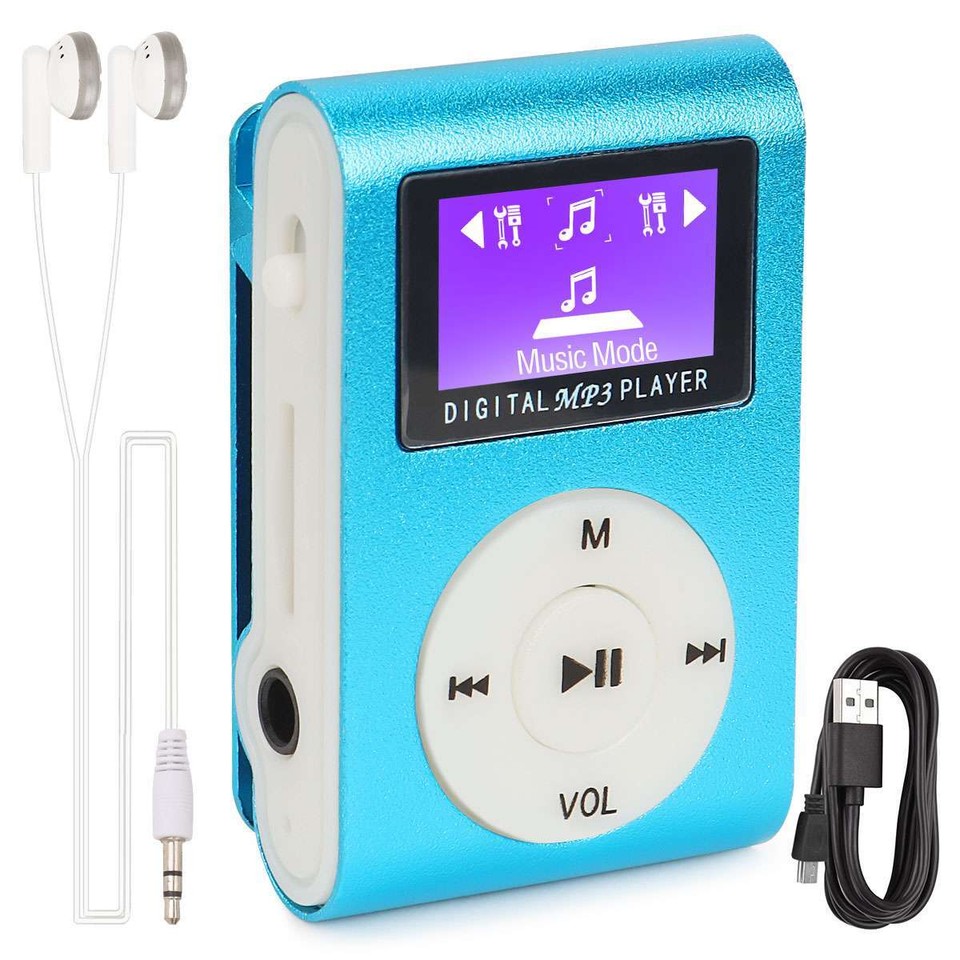 Mini MP3 Player Portable Clip Running Sport Music Play Support Micro SD ...