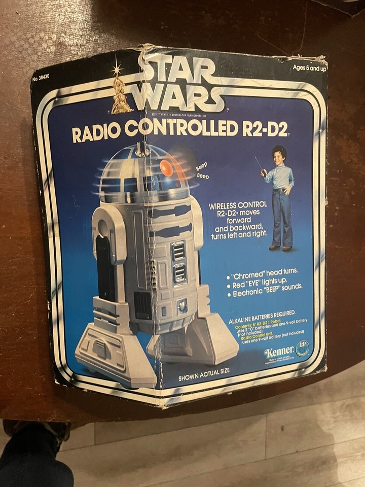 Vintage 1977 Kenner Star Wars Radio Controlled R2-D2 W/ Remote New In ...