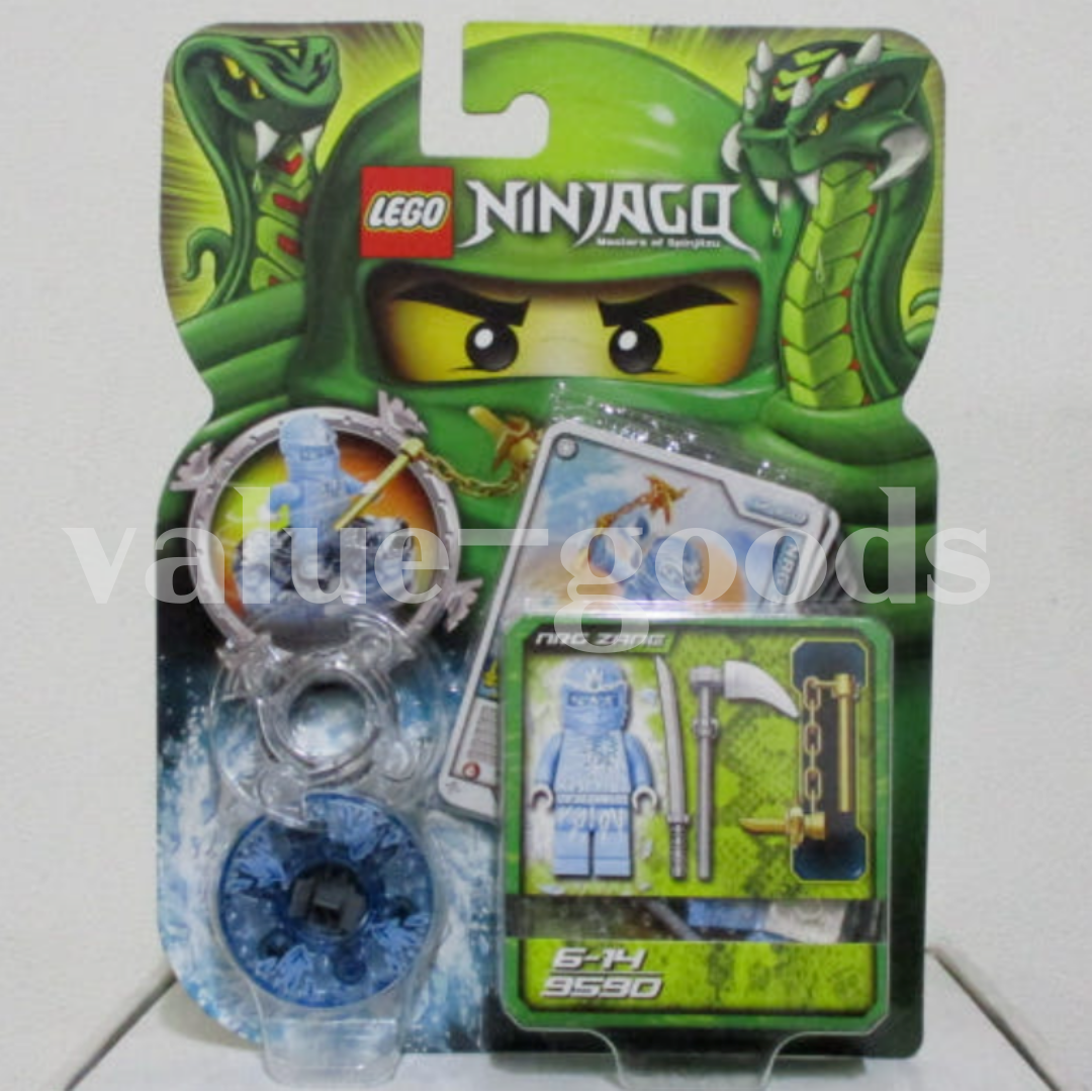 LEGO 9590 Ninjago Masters of Spinjitzu NRG Zane New 2012 Spinja Spinner ...
