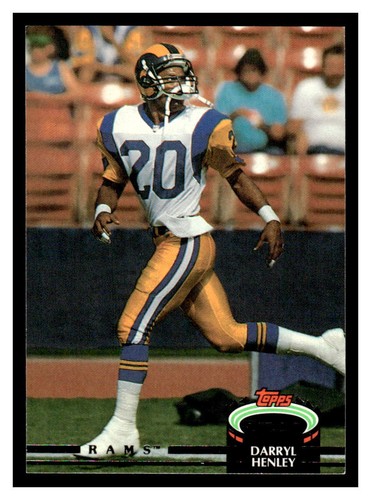1992 Stadium Club #176 Darryl Henley - Los Angeles Rams | eBay