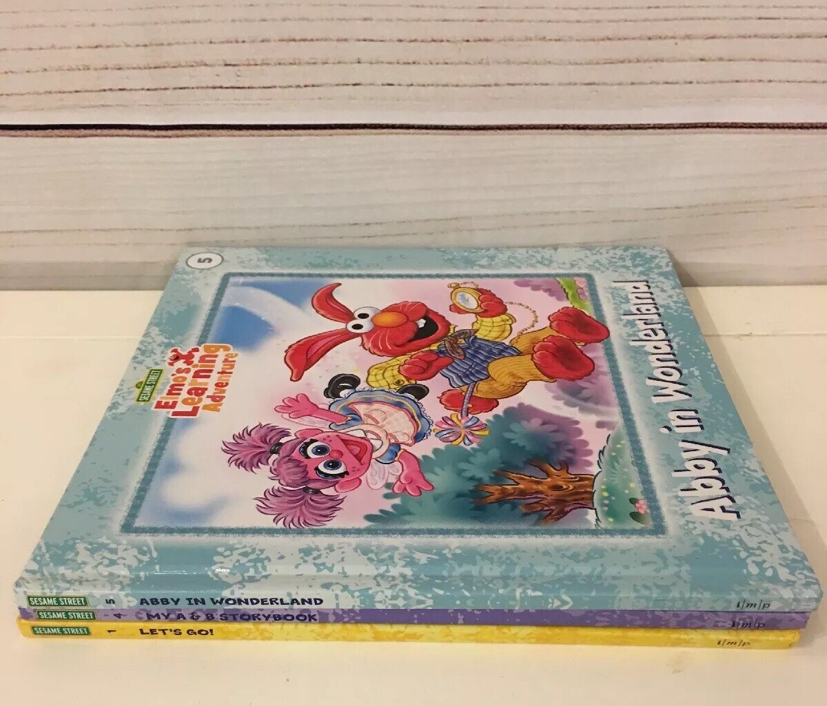Sesame Street Elmo's Learning Adventure Lof of 3 Books # 1, 4, 5 ...