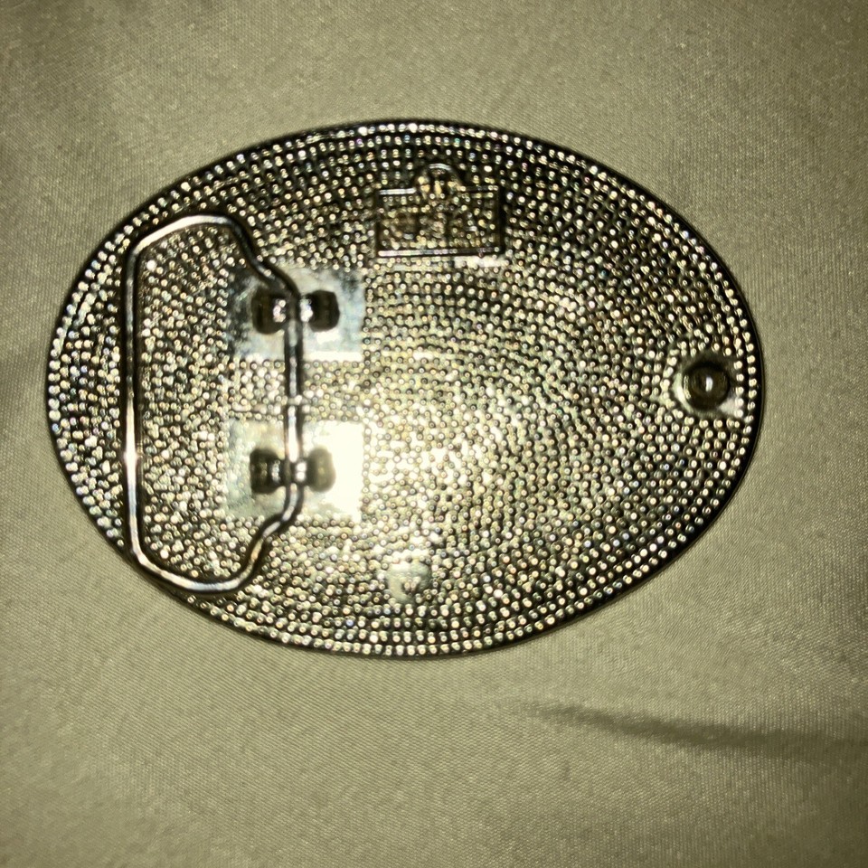 John Deere 3 Leg Leaping Deer & One Bottom Steel Plow Belt Buckle JD ...