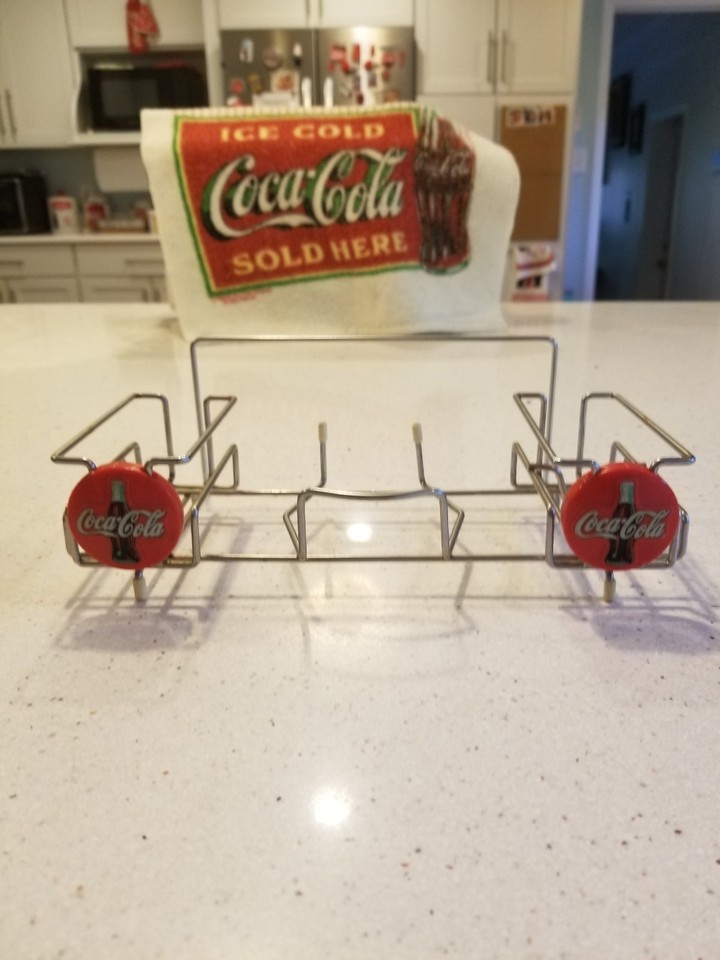 Vintage 1990s Coca-Cola, Chrome Diner Condiment Rack, Napkin Holder, 9 ...