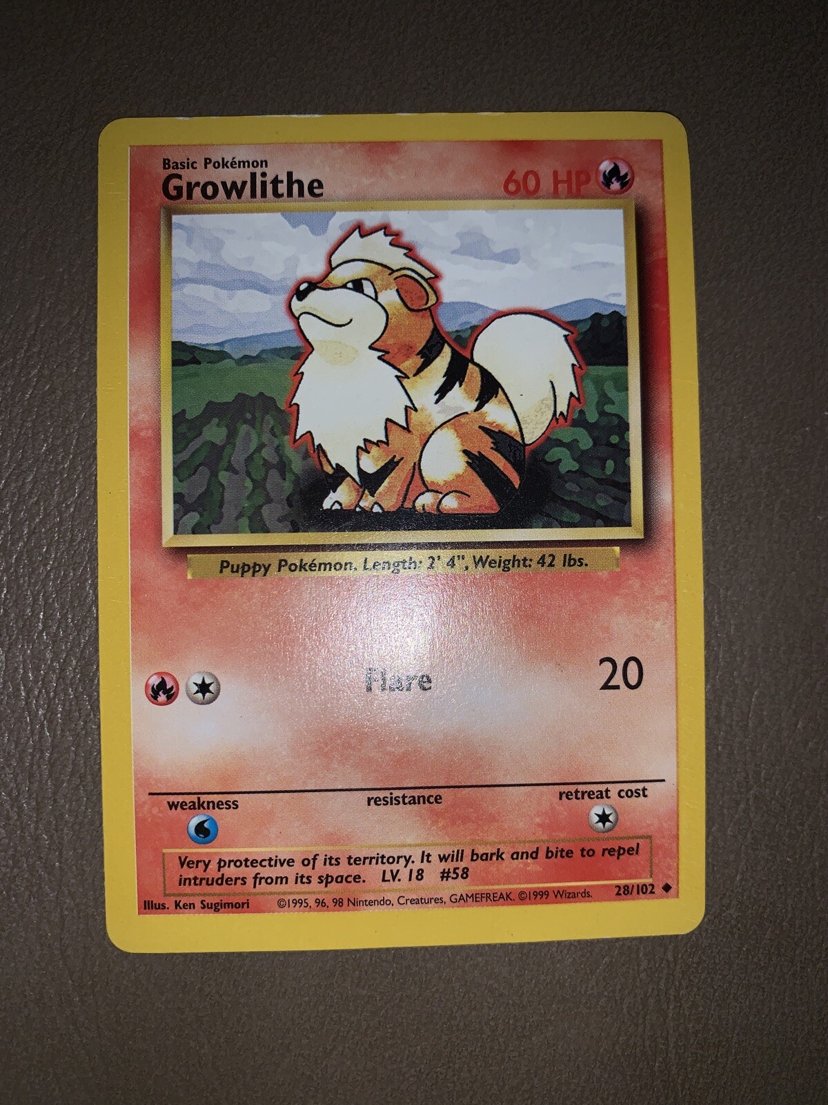 Pokemon Growlithe Card | eBay