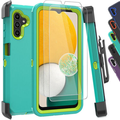 For Samsung Galaxy A13 A12 A14 A03S A53 Shockproof Belt Clip Case ...