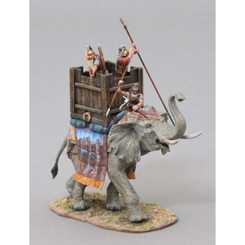 Thomas Gunn Romen011 Carthaginian War Elephant with 3 figure set | eBay