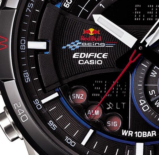 Casio Edifice Chronograph Twin Sensor Steel Watch ERA-200RB-1AV Limited ...