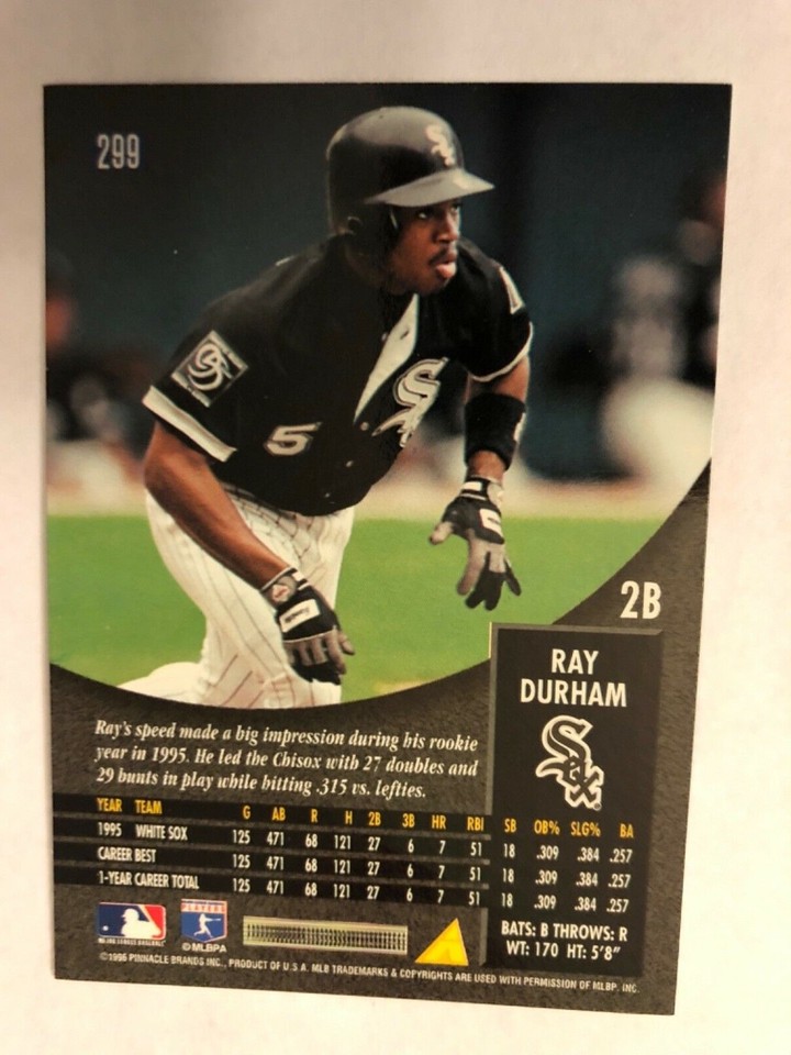1996 Pinnacle #299 White Sox Ray Durham Baseball Card | eBay