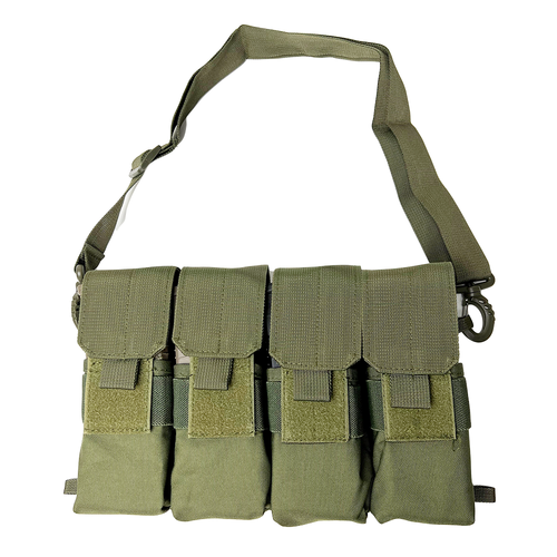 VISM Magazine Carrier Tote MOLLE 8-Mag Pouch for Rifle Bandoleer Hunt ...
