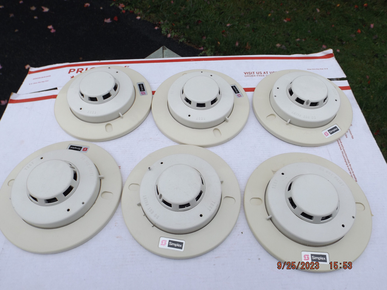 (1) Simplex 4098-9201 Photoelectric Smoke Detector W/ 2098-9637 Base | eBay