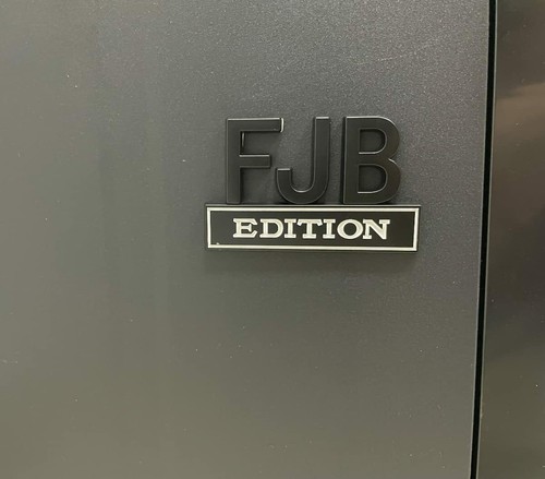 FJB Edition Truck Decals Emblems Car Metal Stickers (1PCS, Black/White ...