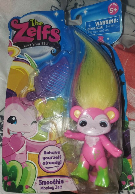 The Zelfs Smoothie Monkey Zelf Medium Troll HTF RARE Moose Gg1 for sale ...