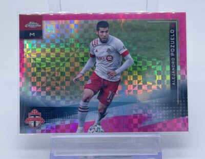 2021 Topps MLS Chrome Alejandro Pozuelo Pink X Fractor #35 Toronto FC ...