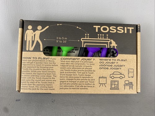 TOSSIT Game Set - Indoor, Outdoor Suction Cup Throwing Party Game 7 ...