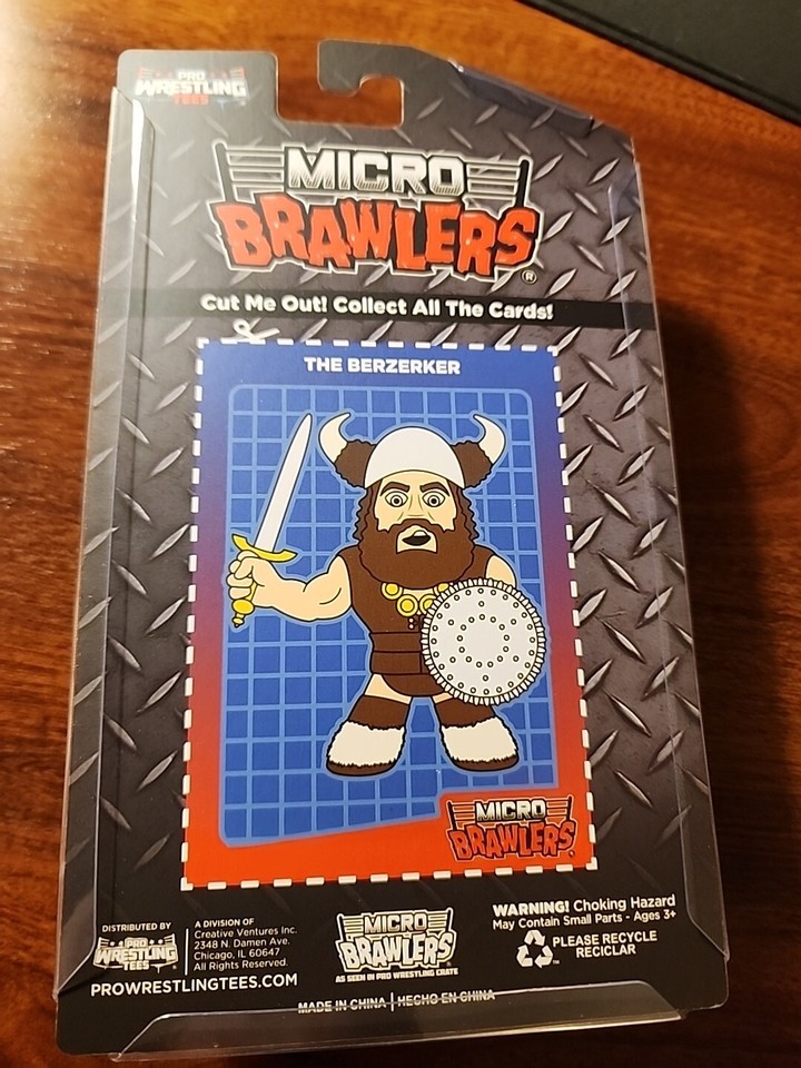 The Berzerker Micro Brawler WWF WWE Pro Wrestling Crate | eBay