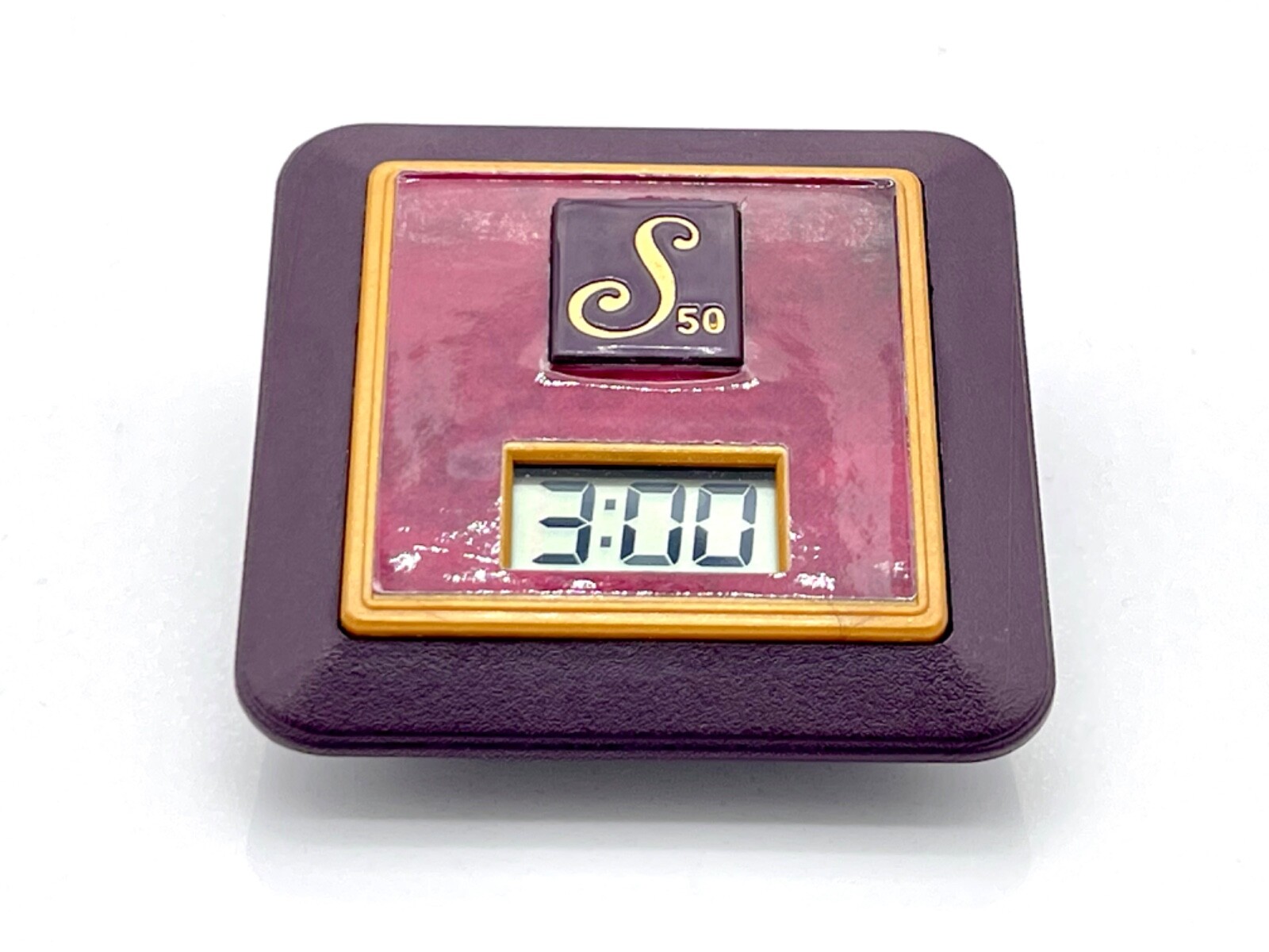 Scrabble Deluxe Game Play Timer Burgundy | eBay