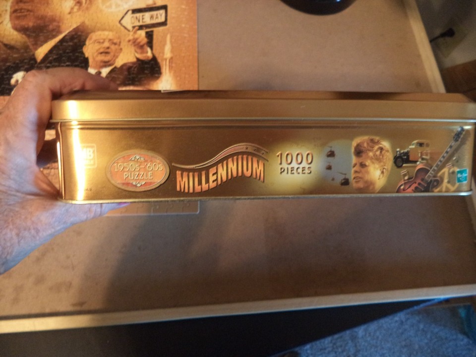 1950-60 MILLENNIUM JIGSAW PUZZLE 1000 PIECES IN TIN CONTAINER | eBay