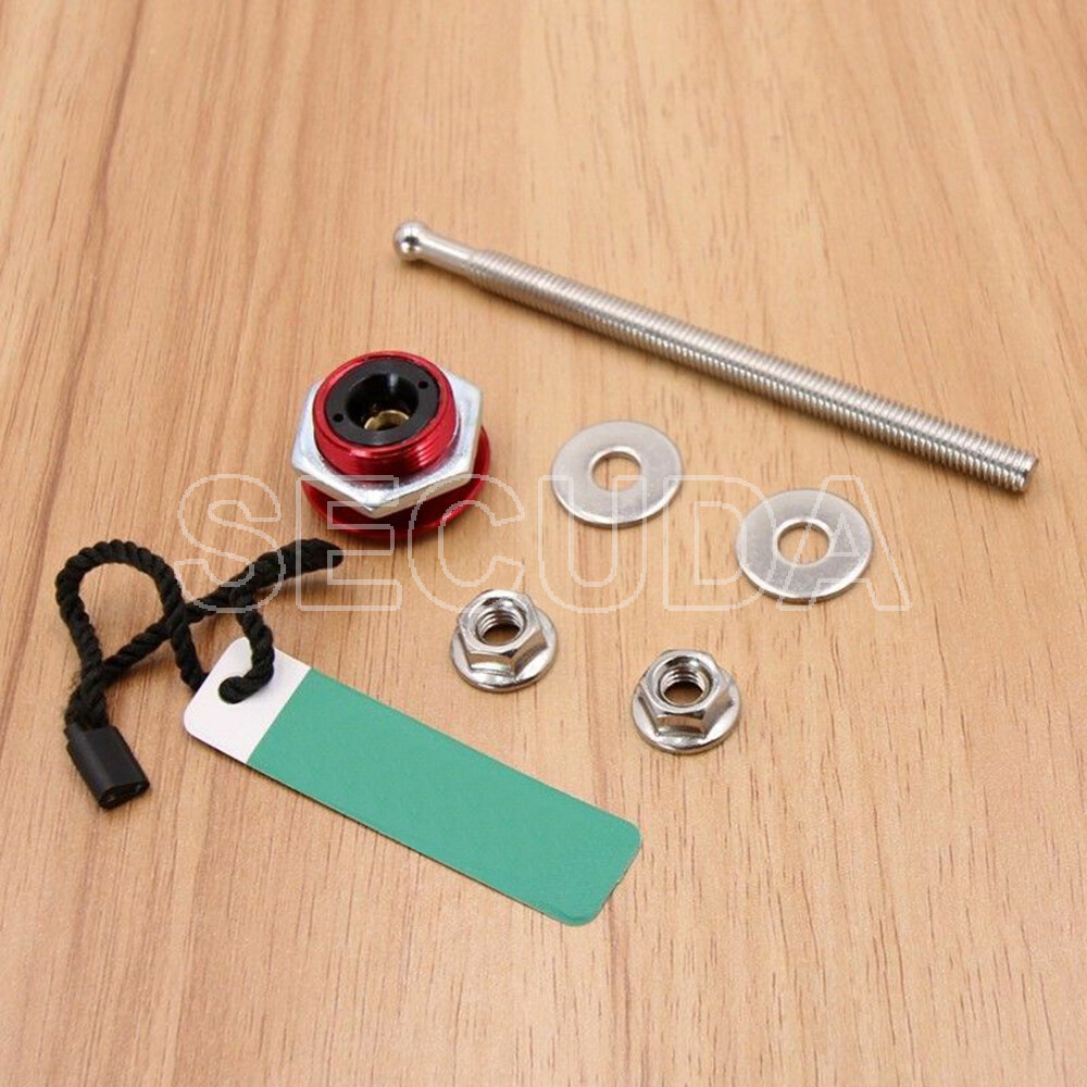 Quick Release Push Clip Bonnet/Boot/Body Fastener - Red/25mm OD/100mm ...