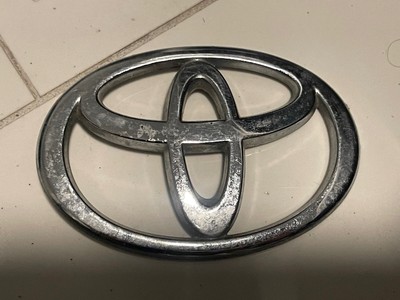 Toyota Corolla Rear Emblem Logo Badge Symbol Chrome OEM | eBay