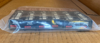 Bosch Super Plus Spark Plug - Set of 6 - #7956 / FR7DCX - Fits Chevy ...