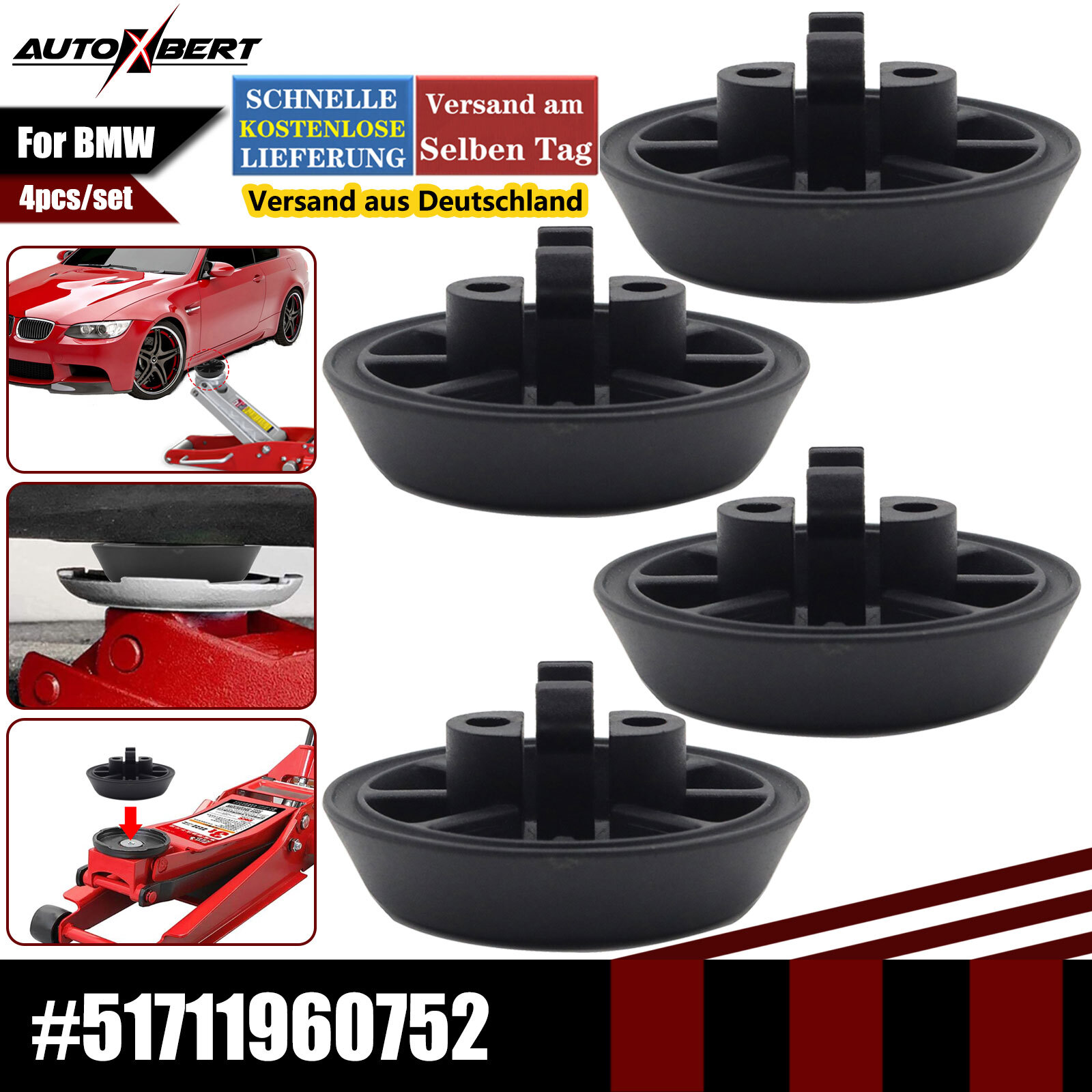 FÜR BMW 3er E36,M3 AUFNAHME WAGENHEBER HEBEBÜHNE JACK PAD BEIDSEITIG ...