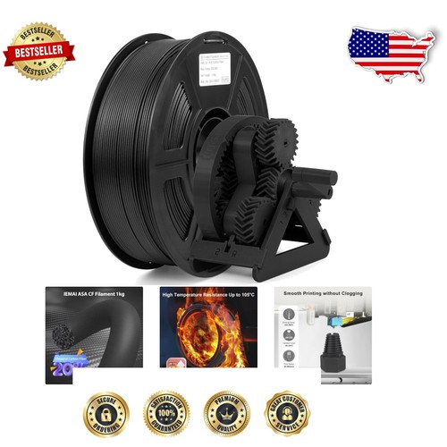 Durable 1.75mm Carbon Fiber ASA Filament – Impact & Heat Resistant for ...
