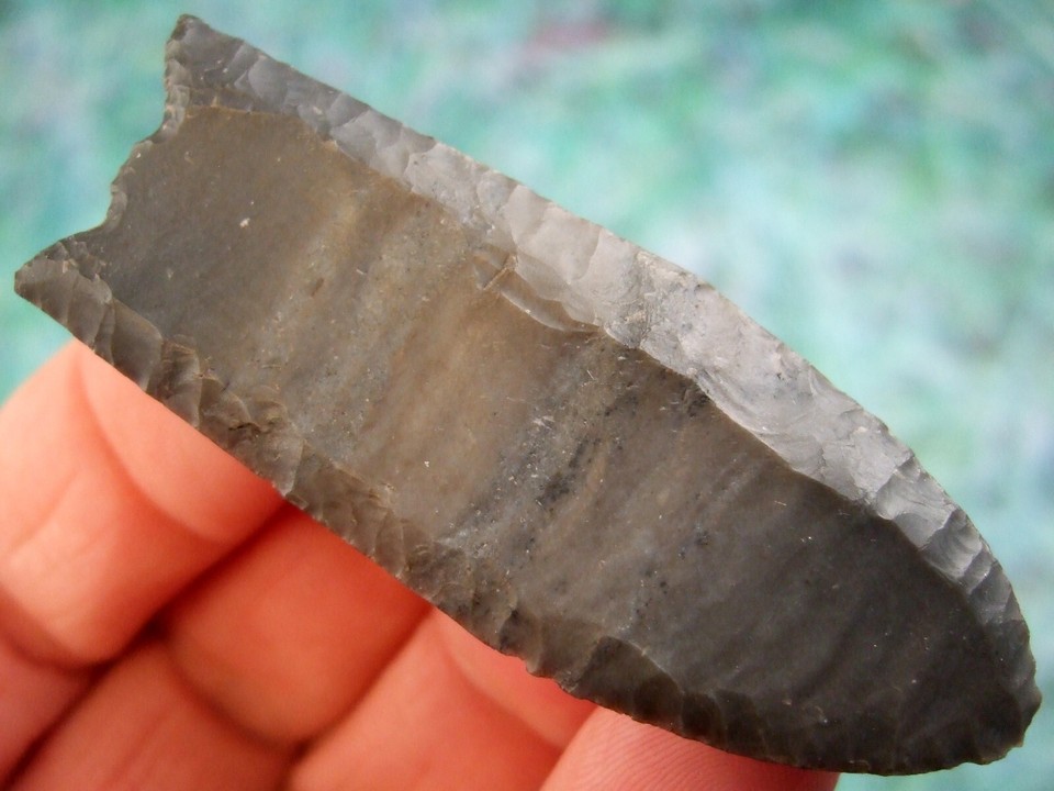 Super Fine Colorful Deep Fluted Kansas Folsom Point with COA Arrowheads Artifact | eBay