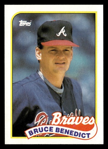 Bruce Benedict 1989 Topps #778 Atlanta Braves Baseball *144C | eBay