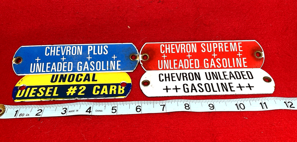 #350 VINTAGE GAS PORCELAIN PUMP SIGNS ORIGINAL NOT REPO | eBay