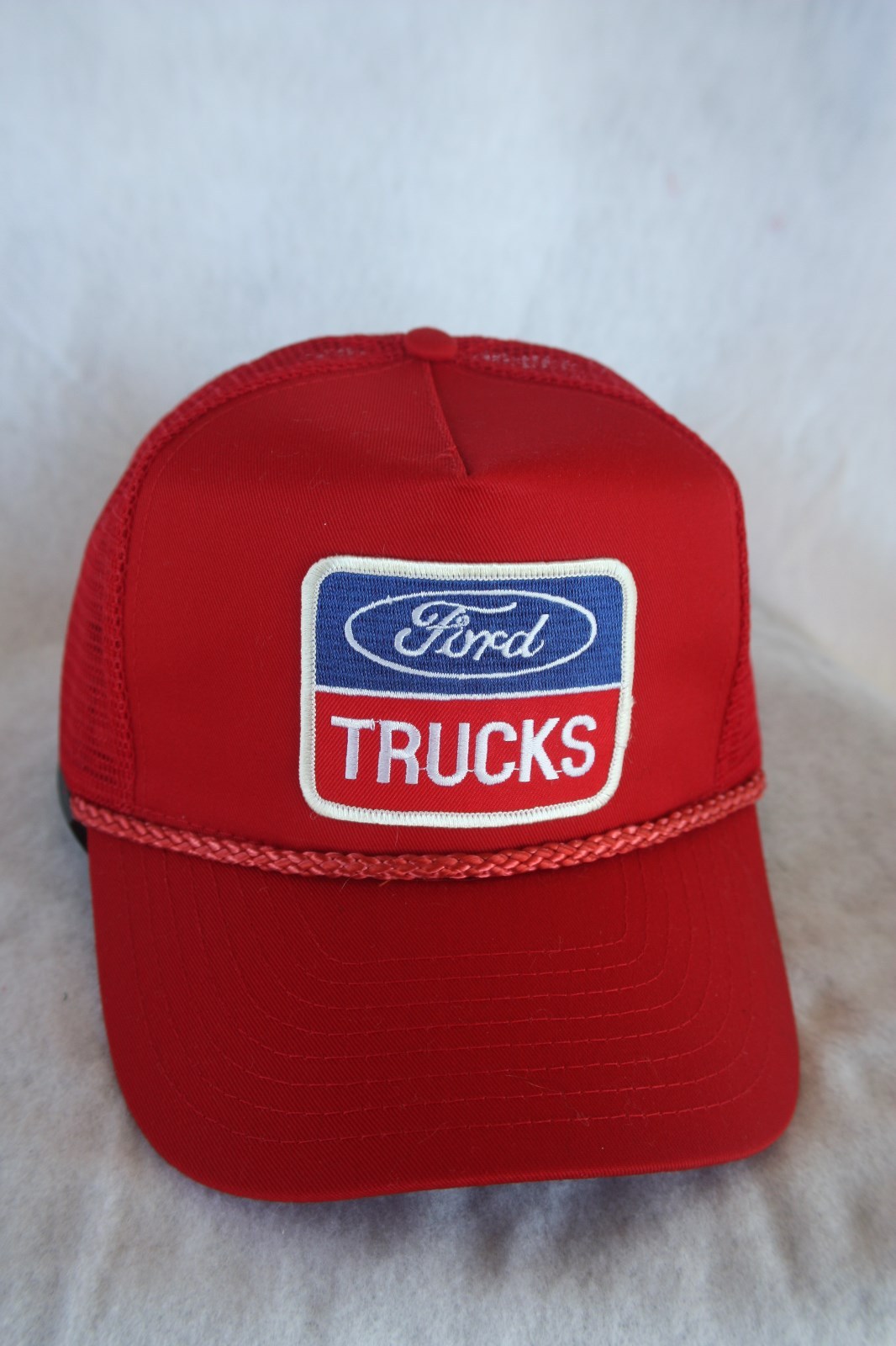 FORD TRUCKS HAT WITH PATCH, ADJUSTABLE SNAP SIZING, COLOR BRIGHT RED | eBay