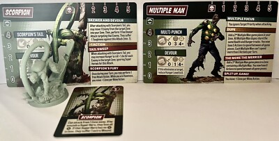 Marvel Zombies Scorpion & Multiple Man Promos Box Zombie Heros ...