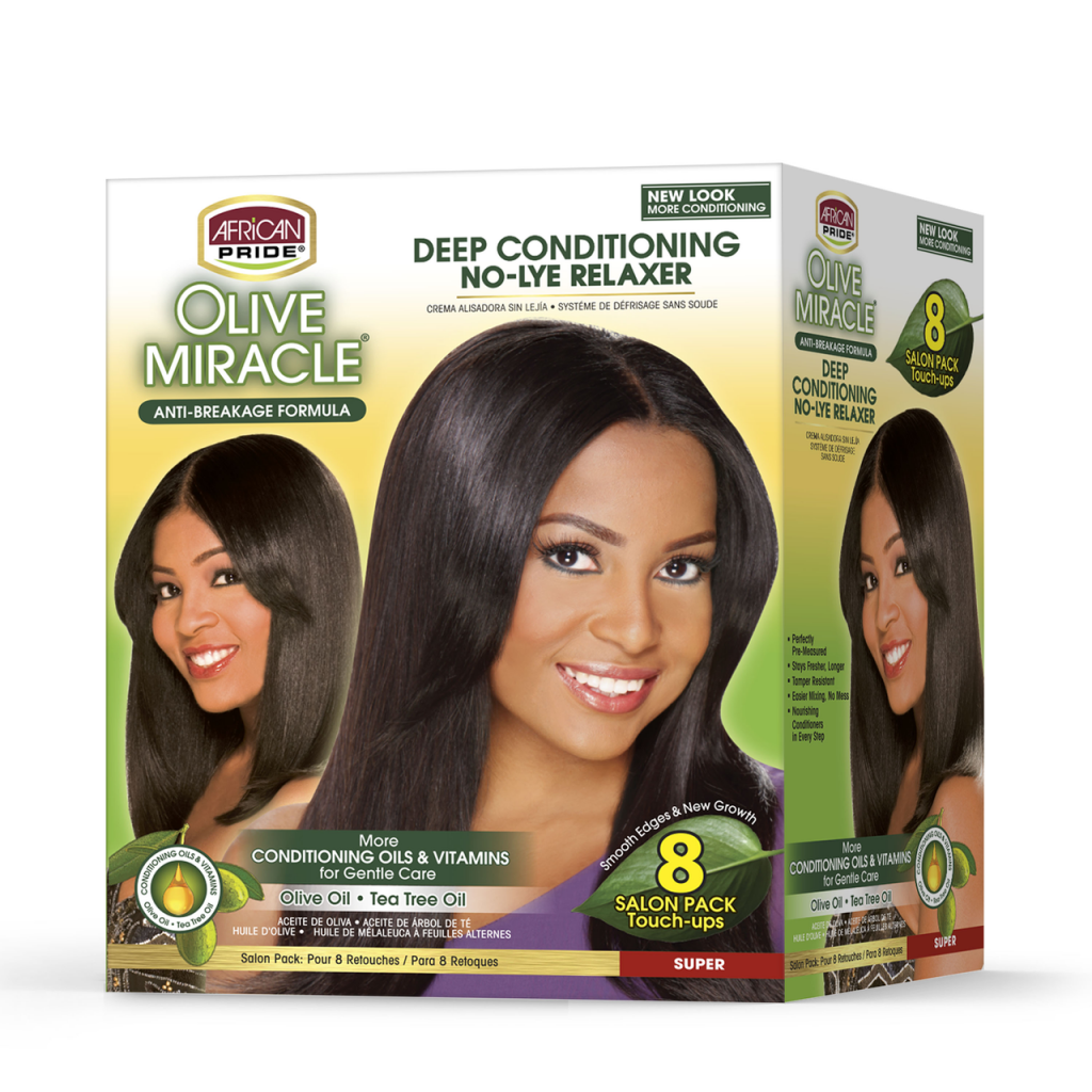 African Pride Olive Miracle Anti-Breakage Deep Conditioning No-Lye ...