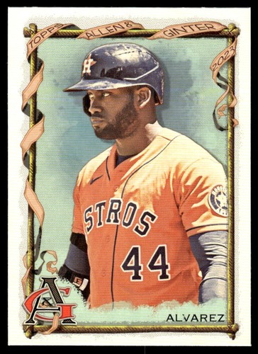 Yordan Alvarez 2023 Topps Allen & Ginter High Number Short Print Card ...