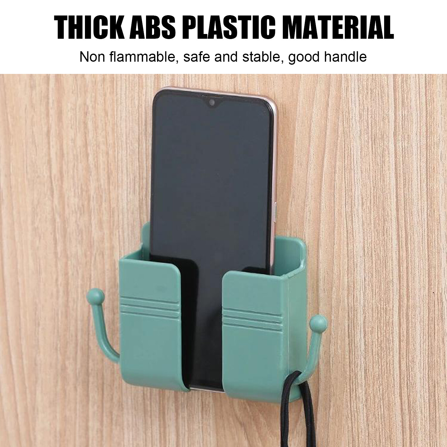 Organizer Box Phone Holder Data Cable Hooks Remote Control Storage ...