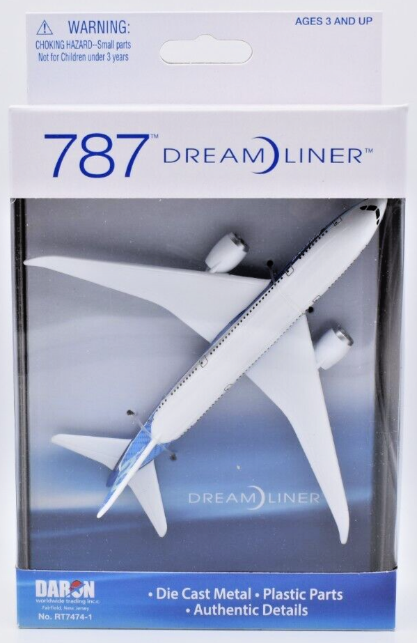 Airplane Airbus Boeing 787 Dreamliner Herpa Wings approx 1/500 metal ...