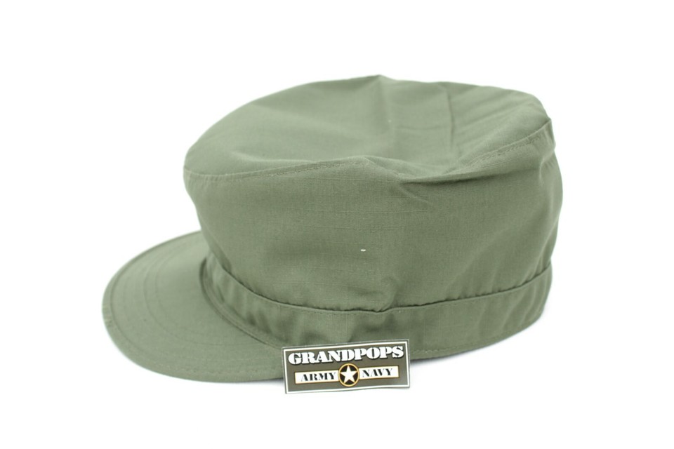 OD Green Rip Stop Patrol Cap With Map Pocket Made In USA | eBay
