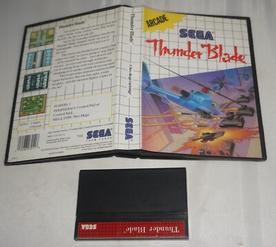 Thunder Blade (Sega Master System SMS) with Case 10086070118 | eBay