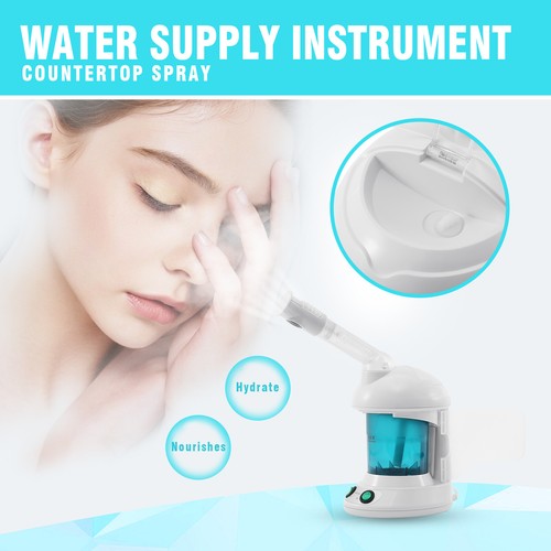 Portable Facial Steamer OZone Spa Salon Face Sauna Skin Care Steam ...