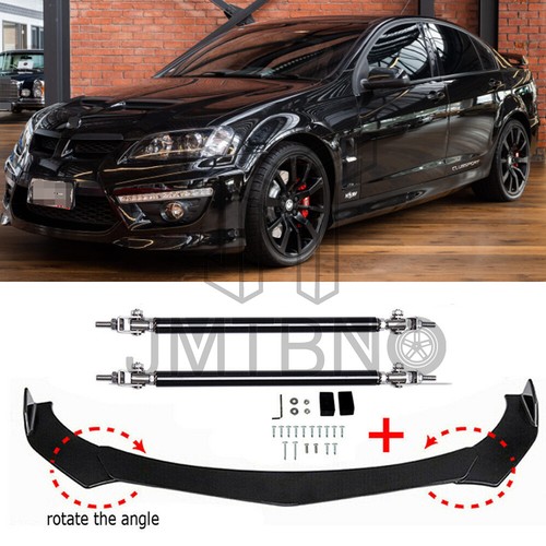 Car Front Bumper Lip Splitter+Strut Rods For HSV GENF Clubsport Maloo ...