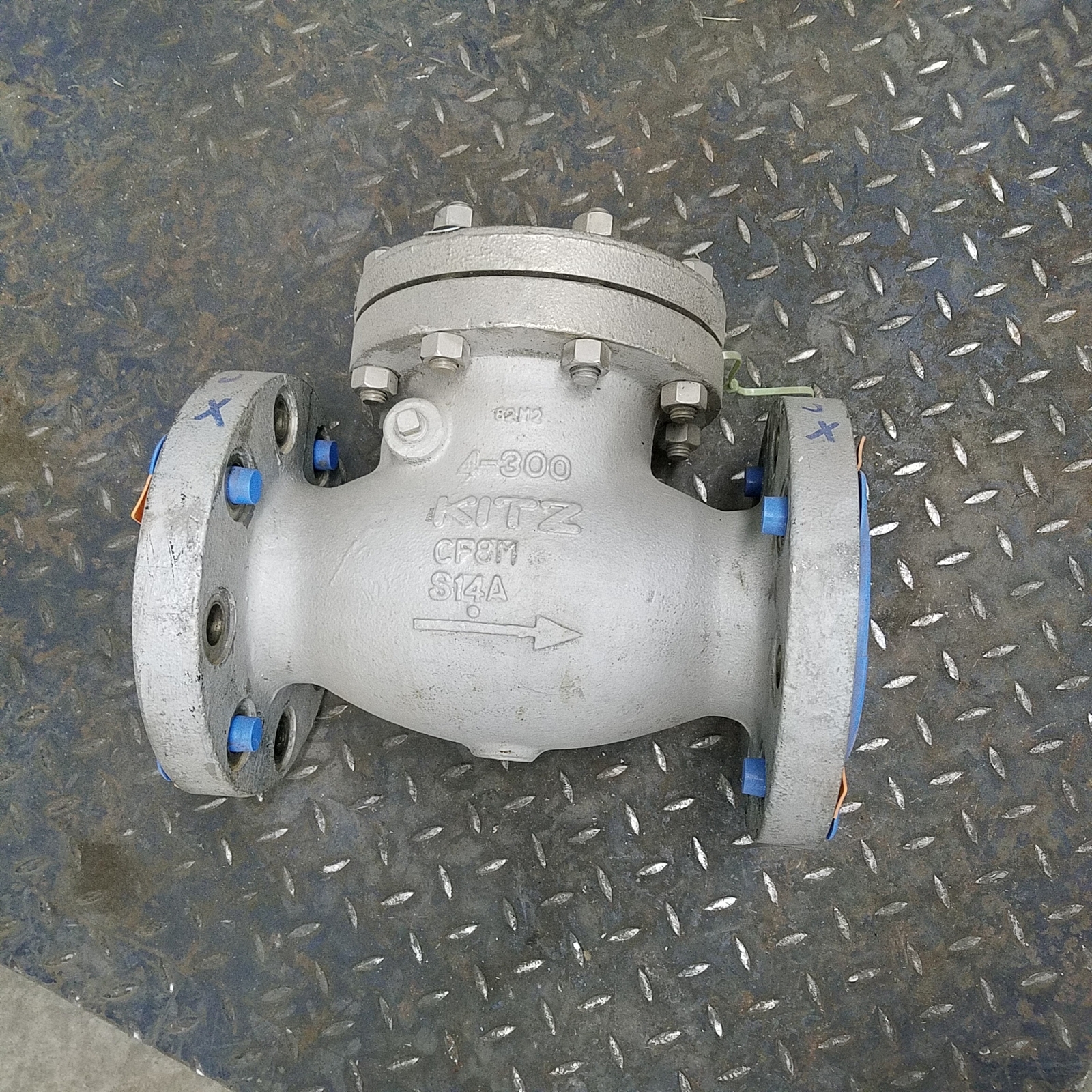 Kitz 300UOAM-GRF 2" Check Valve 300 Class CF8M Body CF8M Disc INT. Seat ...