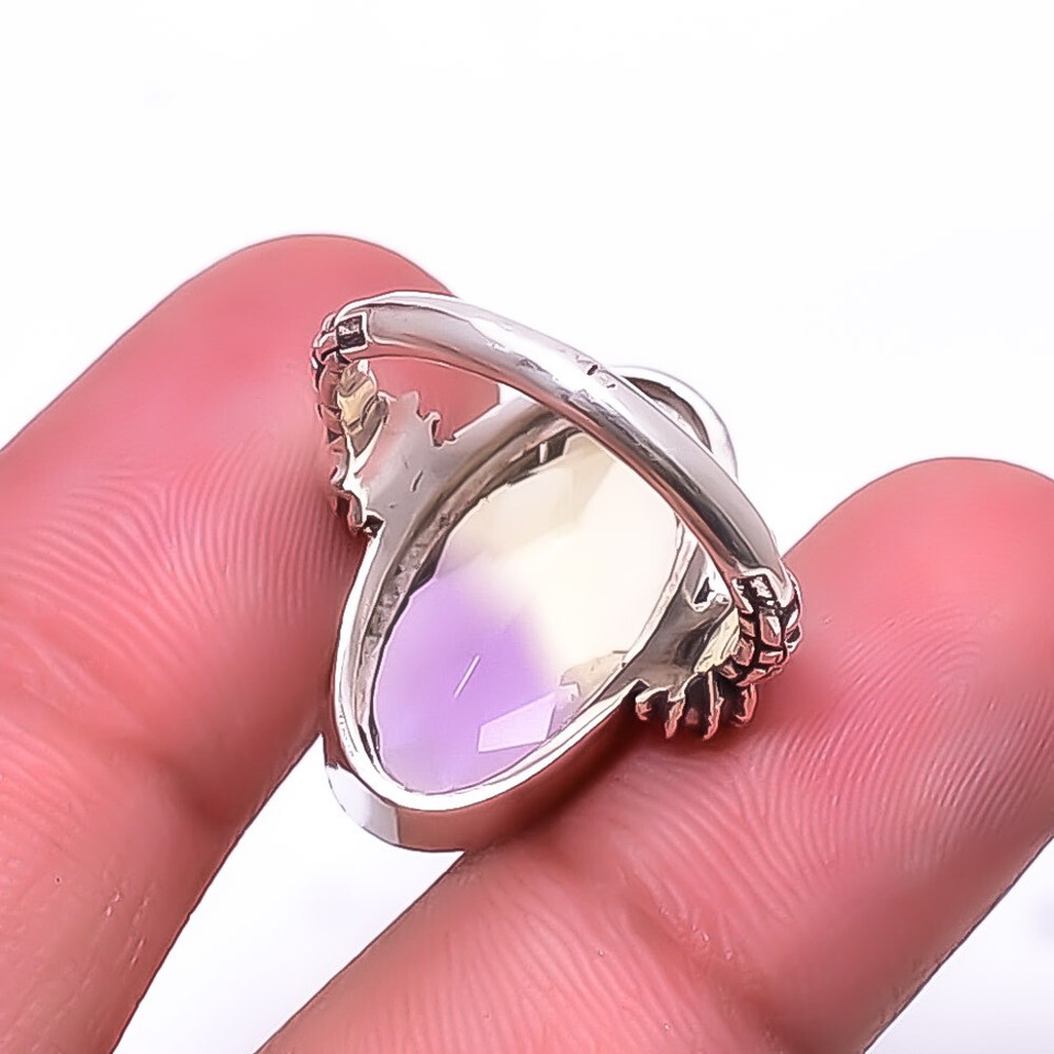 Ametrine Gemstone 925 Sterling Silver Ring S.7 R_9363_309_20 | eBay
